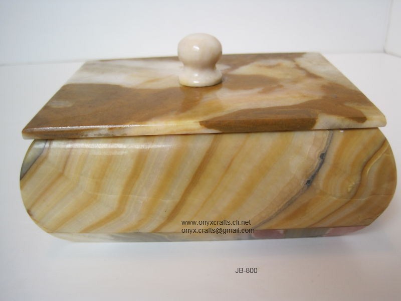 Beautiful Handmade Onyx Marble Jewelry Box Whoesaler